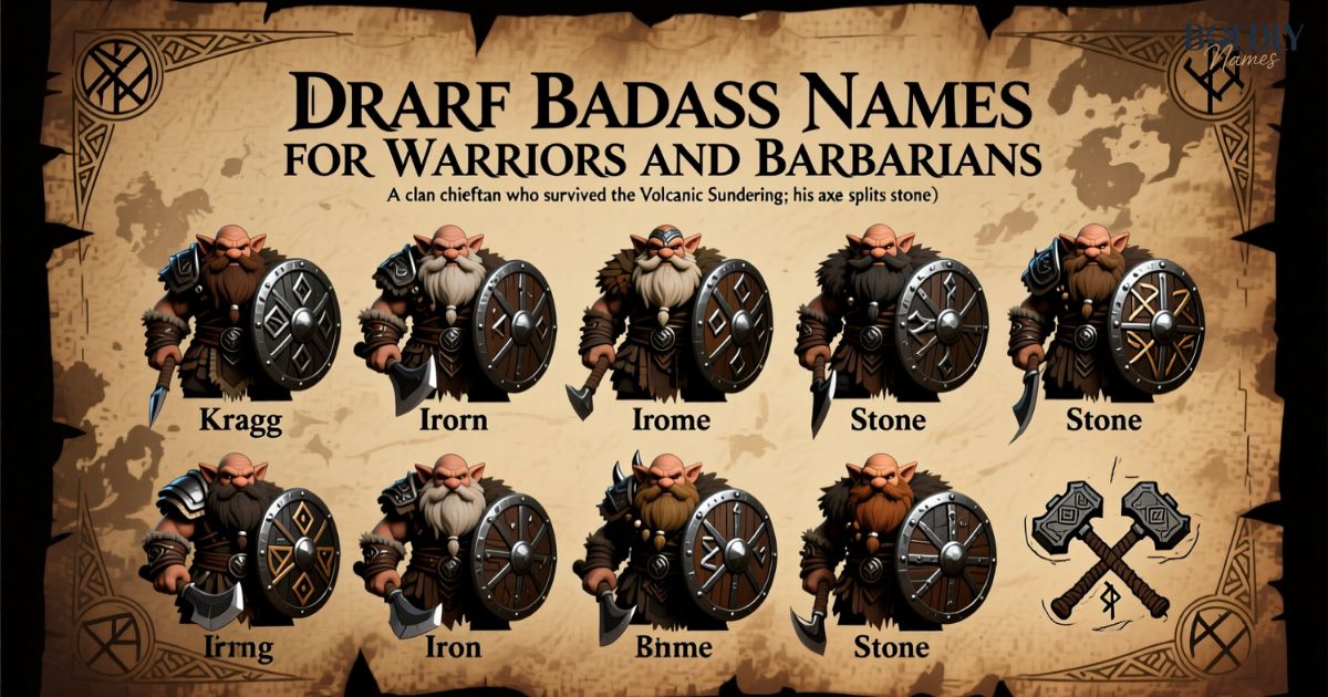 520+ Dwarf Names: Male, Female, Clan and Fantasy Name Ideas