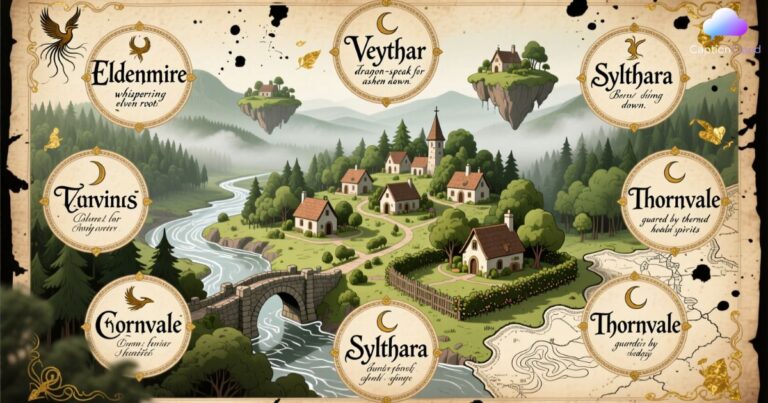 510+ Fantasy Town Names: Dark and Mythical Place Name Ideas