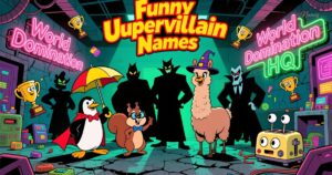 520+ Supervillain Names: Funny & Dark Villain Name Ideas