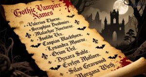 550+ Vampire Names with Meaning and Origin