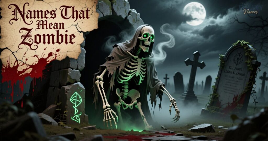 525+ Names That Mean Zombie: Male, Female & Cool Ideas