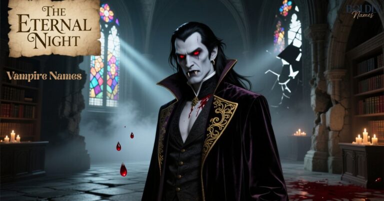 550+ Vampire Names with Meaning and Origin