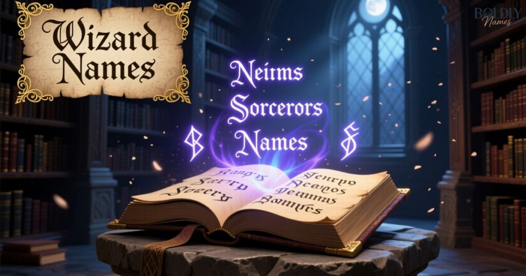 520+ Wizard Names: Male, Female and Fantasy Name Ideas