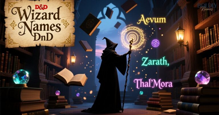 520+ Wizard Names: Male, Female and Fantasy Name Ideas