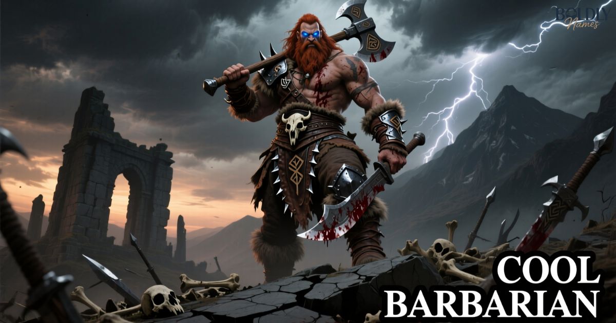 240+ Epic Barbarian Names with Meaning & Origin