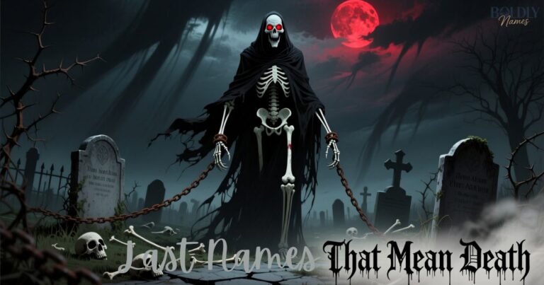 200+ Powerful Last Names That Mean Death