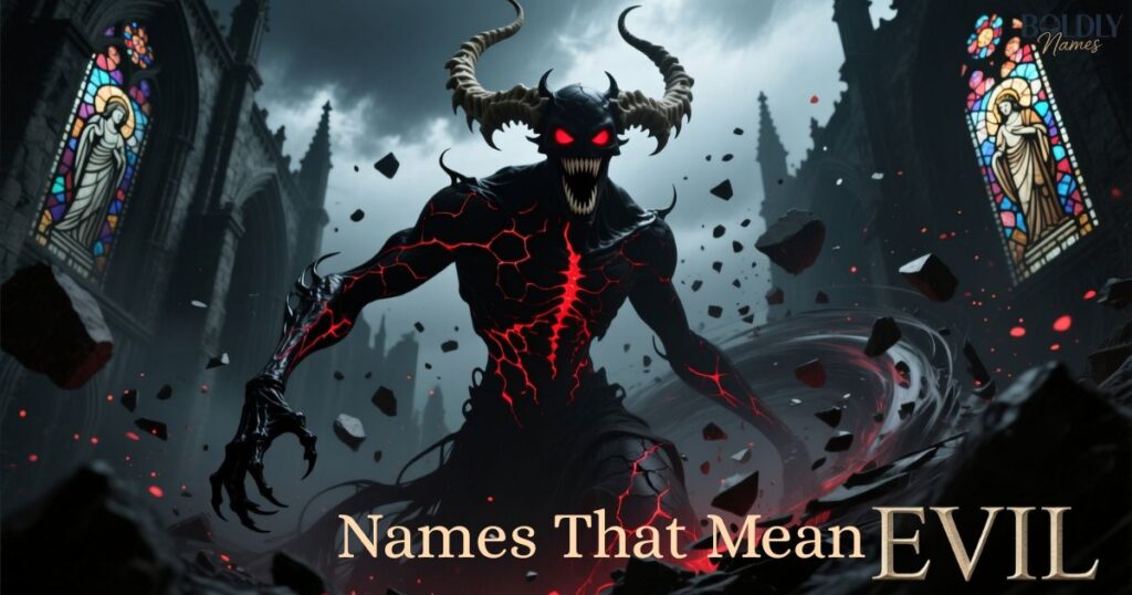 300+ Names That Mean Evil with Meaning & Origin – Explore Now