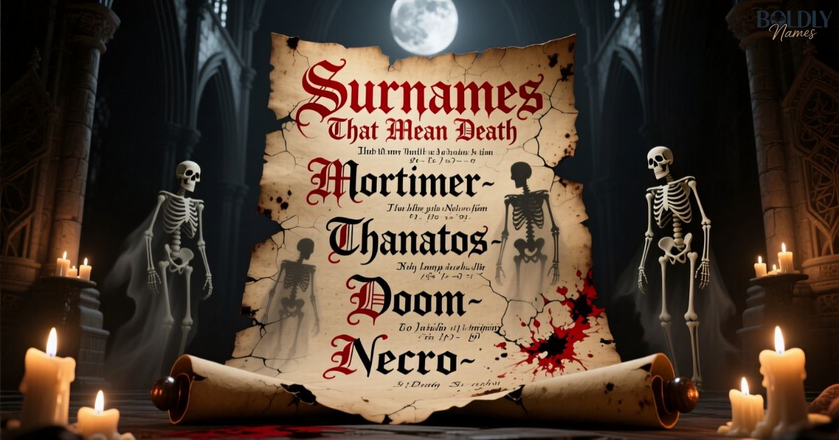 200+ Powerful Last Names That Mean Death
