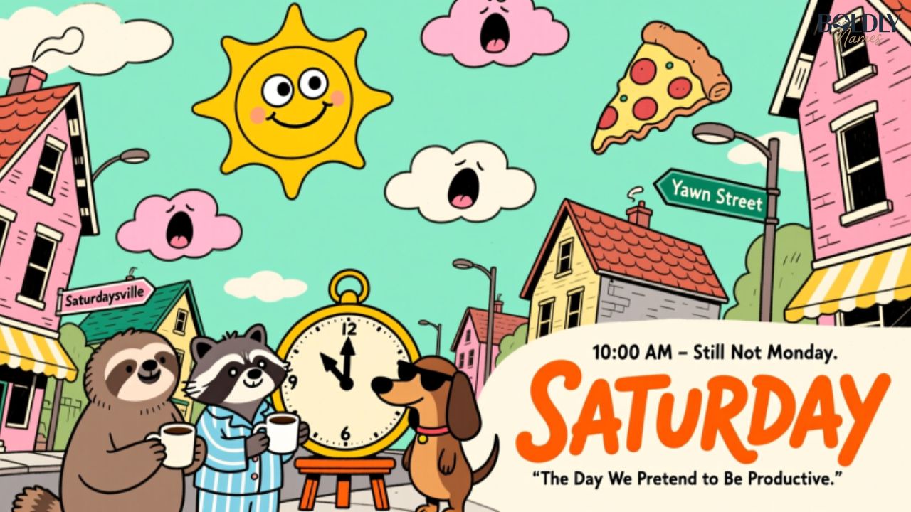 900 Hilarious Funny Names for the Days of the Week Ideas