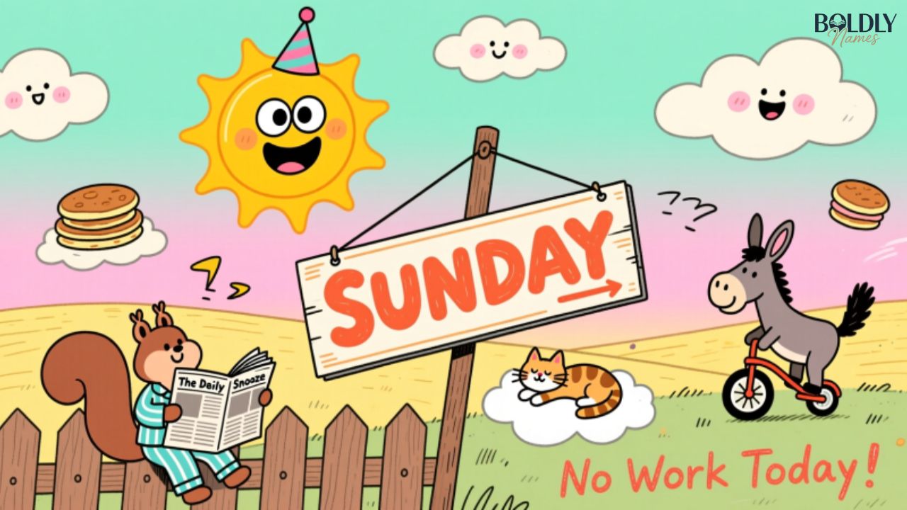 900 Hilarious Funny Names for the Days of the Week Ideas