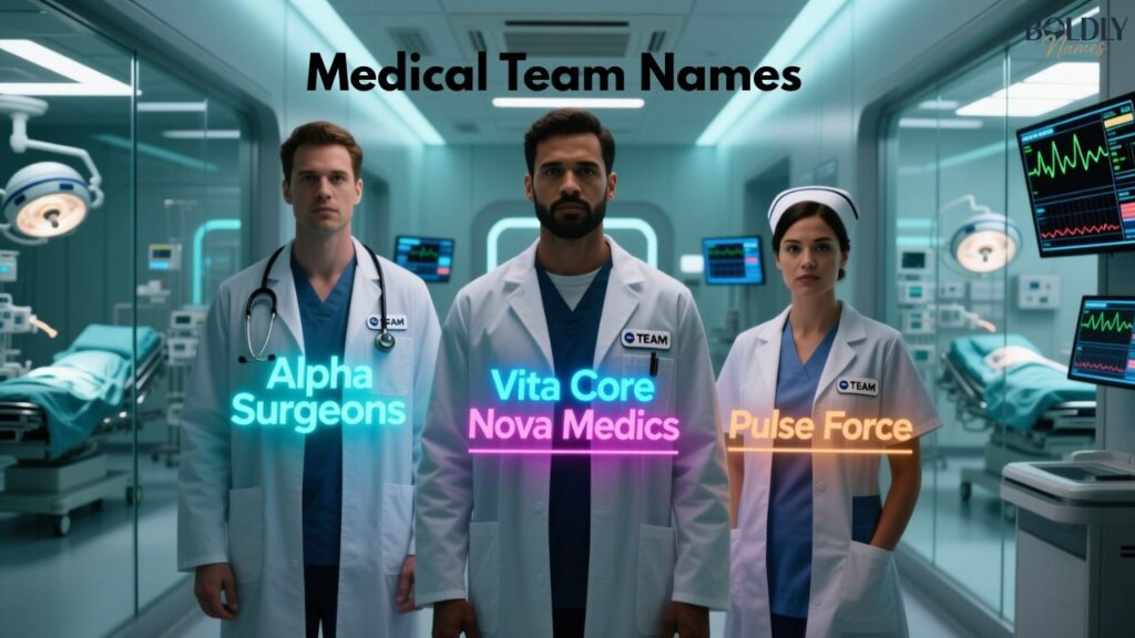 600+ Best Medical Team Names to Inspire Health & Unity